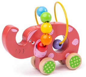 Bigjigs Toys Bigjigs Baby Motorický labyrint slon