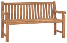 vidaXL Zahradní lavice s poduškou 150 cm masivní teak