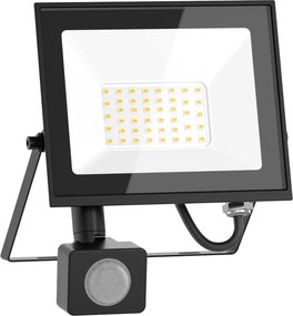 Mexen Luxpro LED reflektor s pohybovým senzorem, 30W, neutrální - 4000K, 2700 lm, černá - L235-030-40-70