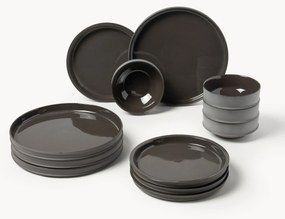 Serax x Kelly Wearstler, sada porcelánového nádobí Dune, pro 4 osoby, 12 dílů