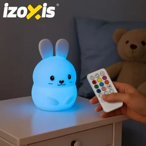 Dětská LED noční lampička RGB – Králík LED