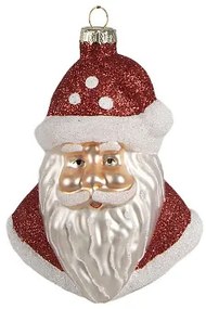 Skleněná vánoční ozdoba SANTA CLAUS Clayre &amp; Eef 6GL4354