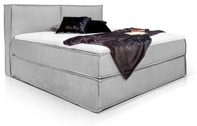 Boxspring postel Annabella šedá 200x200