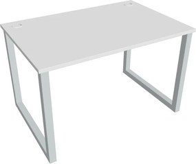 Kancelářský pracovní stůl Hobis USO 1200, bílá RAL 9016, deskabuk