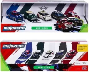 MAJORETTE Dárková sada MINI / Kovová autíčka / volnoběžná / 1:64 / 5 k