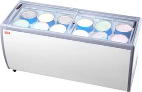 567 L Komerční zmrzlinová vitrína Gelato Dipping Mraznička