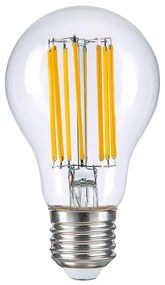 SOLIGHT LED Filament žárovka čirá A60 7,2W/230V/E27/2700K/1521Lm/360°