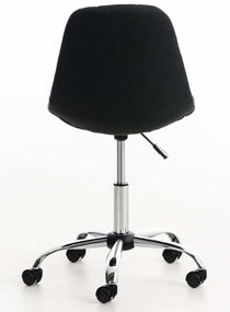 Kancelářská židle Lisburn - látkový potah | černá
