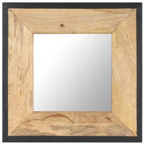 Zrcadlo 50 x 50 cm masivní mangovníkové dřevo 321629