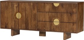 Designová komoda Opaline 177 cm hnědé mango