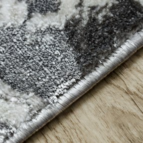 Dywany Łuszczów, Kusový koberec Bliss Z162BZ253 grey/cream, 80x150, šedá, kancelář