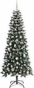 Umělý vánoční stromeček Zelená 180 cm PVC, plast a ocel 3395822