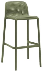 NARDI plastová barová židle BORA Odstín: Agave - Zelená