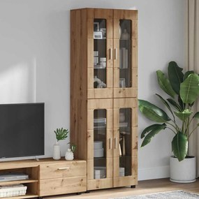 Vysoký bufet FLORIN 60 x 35 x 182 cm Artisanový dub 3397913