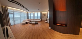 Water vapor fireplace -  Parní krb 1000 3D hloubka 300mm