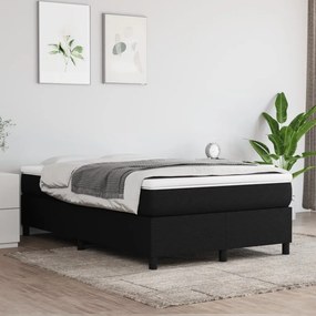 Box spring postel s matrací černá 120x190 cm textil 3269685