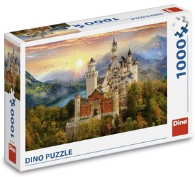Dino Puzzle Malovaný Neuswanstein 1000 dílků