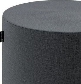 Sedák Barrel- válec pevný barva šedá látka sametová