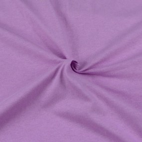 BROTEX Jersey prostěradlo světle fialové Rozměr: 100 x 200 cm