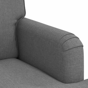 Set pohovek 2 ks Tmavě šedá textil 3407605