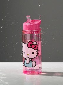 Sinsay - Láhev na pití s držadlem a brčkem Hello Kitty - vícebarevná