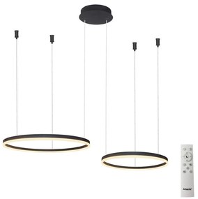 Azzardo Azzardo AZ4978 - LED Stmívatelný lustr na lanku HALO LED/90W/230V černá + DO AZ4978