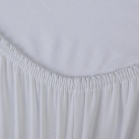 JERSEY PROSTĚRADLO 200X220 CM, VÝŠKA 30 CM BÍLÉ