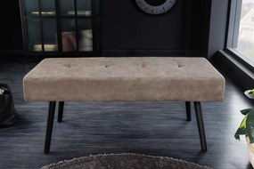 Designová lavice Bailey 100 cm taupe