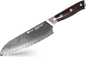 Elmich Santoku nůž z damaškové oceli 18 cm