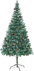 Umělý vánoční stromeček s stojanem Zelená 210 cm PVC a Ocel 3396724
