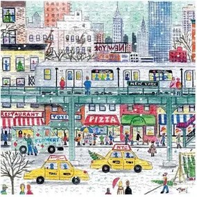 Galison Puzzle V newyorském metru 500 dílků / od 8 let