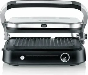 Severin KG 2395 stříbrná / Elektrický gril / 2000W / grilovací plocha