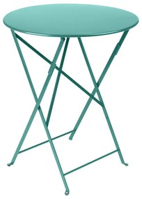 Fermob Skládací stolek BISTRO P.60 cm - lagoon blue (hladký povrch)