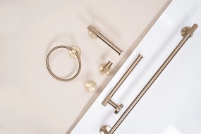 Rea Modern, koupelnový věšák na ručník 26,5cm, 6610a, zlatá matná, REA-98015