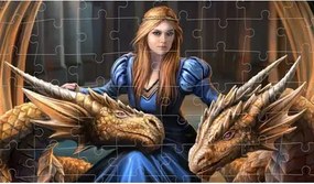 PRIME 3D Puzzle Dračí královna / 100 dílků / 3D efekt / 31 x 23 cm