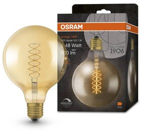 OSRAM Vintage 1906 LED globe G125 E27 7W zlatá