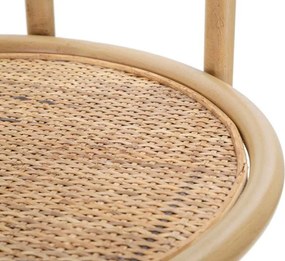 Designová knihovna Gennipha 40 cm hnědá