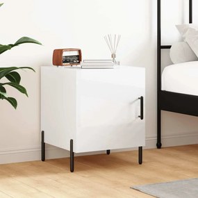 vidaXL Noční stolek 40 x 40 x 50 cm kompozitní dřevo [827588] Barva: bílá s vysokým leskem