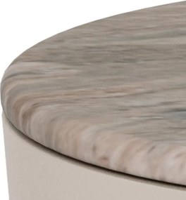 ACTONA Konferenční stolek CANGAS šedý ⌀45 cm