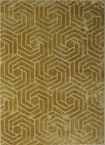 BE Koberec Zen Garden Collection 2401 YELLOW - žlutý obdélníkový Rozměr: 60x100 cm