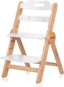 CHIPOLINO Dřevěná jídelní židlička Cacao 2v1 Graphite Wood