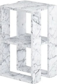 Noční stolek Lonie Carrara Marble