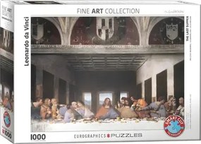 EUROGRAPHICS Puzzle Poslední večeře / 1000 dílků / 67,6 × 48,9 cm