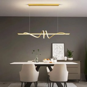 Toolight Závěsné LED osvětlení E7 LHJ024-CP 120 cm zlaté