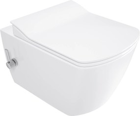 Deante Blur, záchodová WC mísa s funkcí bidetu 525x372x349 mm, bílá lesklá, DEA-CDZ_6WPW