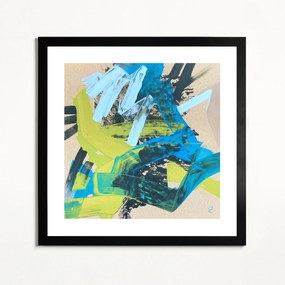Evgeniya Zolotareva | Green Synergy Rám: Černý, Velikost: 40 x 40 cm
