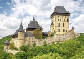 DINO Puzzle Hrad Karlštejn foto 500 dílků 47x33cm skládačka v krabici dn502406