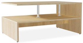 vidaXL Konferenční stolek dřevotříska 90x59x42 cm dub