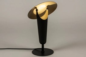 Stolní designová lampa Giora Black and Gold