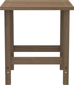 Zahradní židle Adirondack se stolkem masivní jedle hnědá 315921